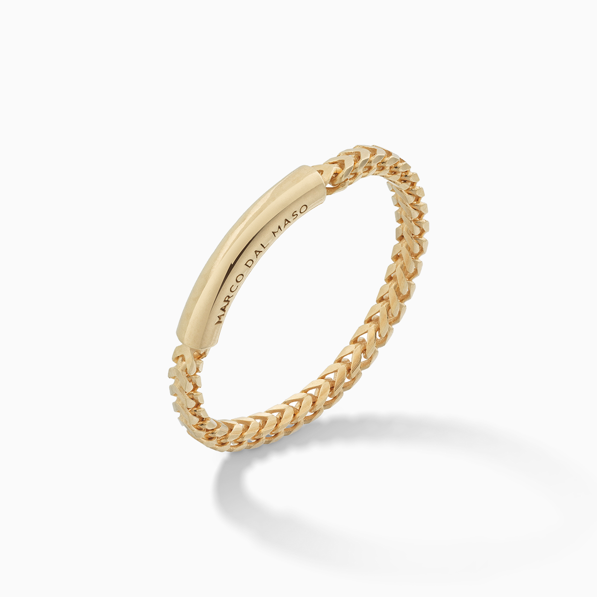 Ulysses Chain 18K Yellow Gold Vermeil Ring | Marco Dal Maso
