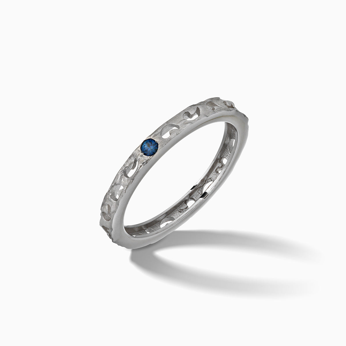 Orion Ring | White Gold & Blue Sapphire | Ring